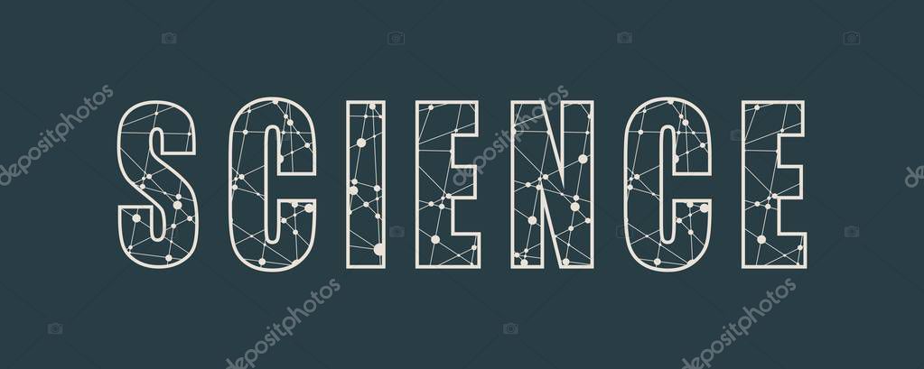 Science lettering | Word Science Lettering — Stock Vector © JEGAS_RA ...