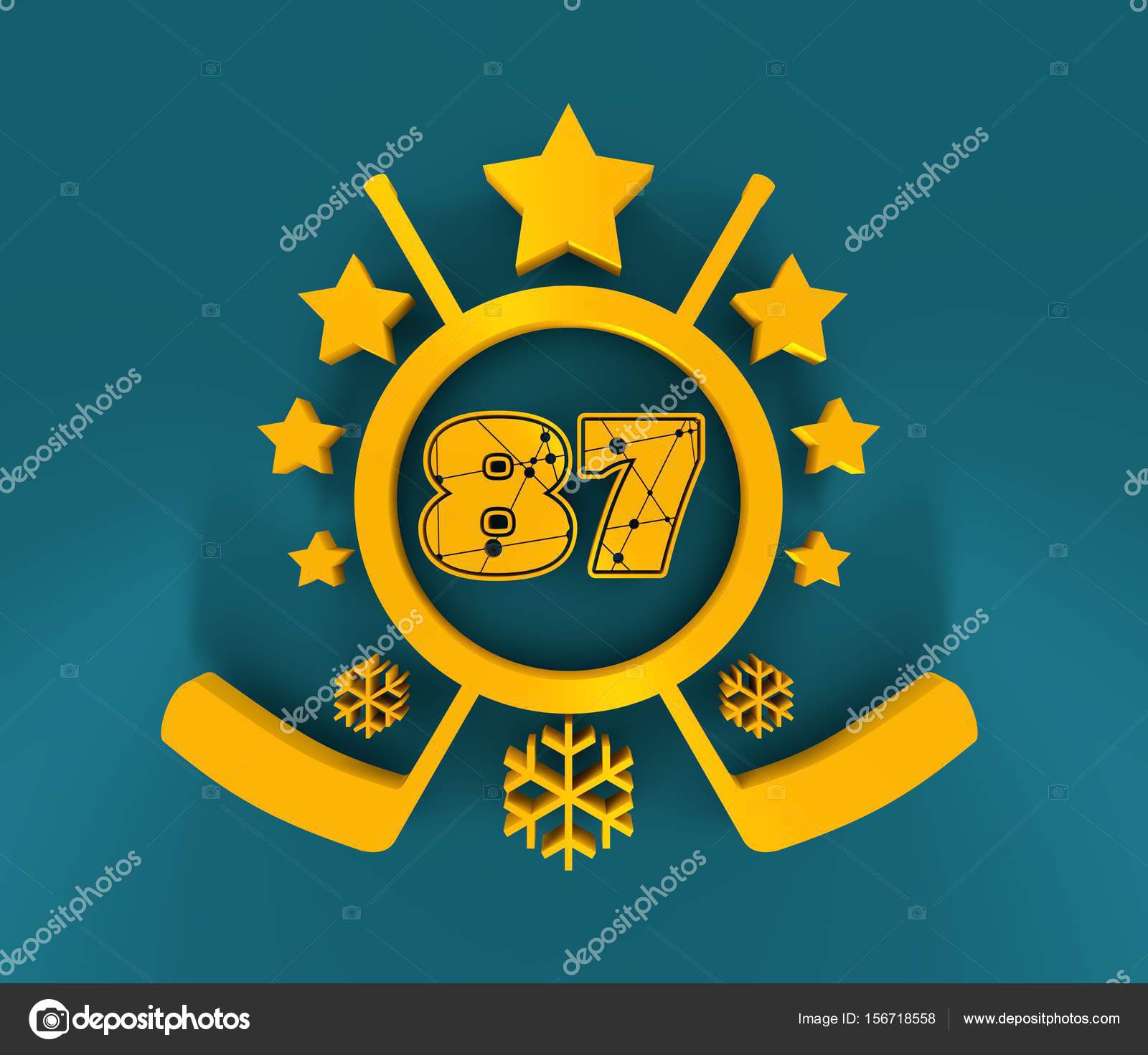 87 number illustration. Stock Illustration by ©JEGAS_RA #156718558