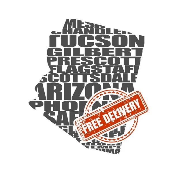 ᐈ Arizona state outline stock vectors, Royalty Free phoenix arizona ...