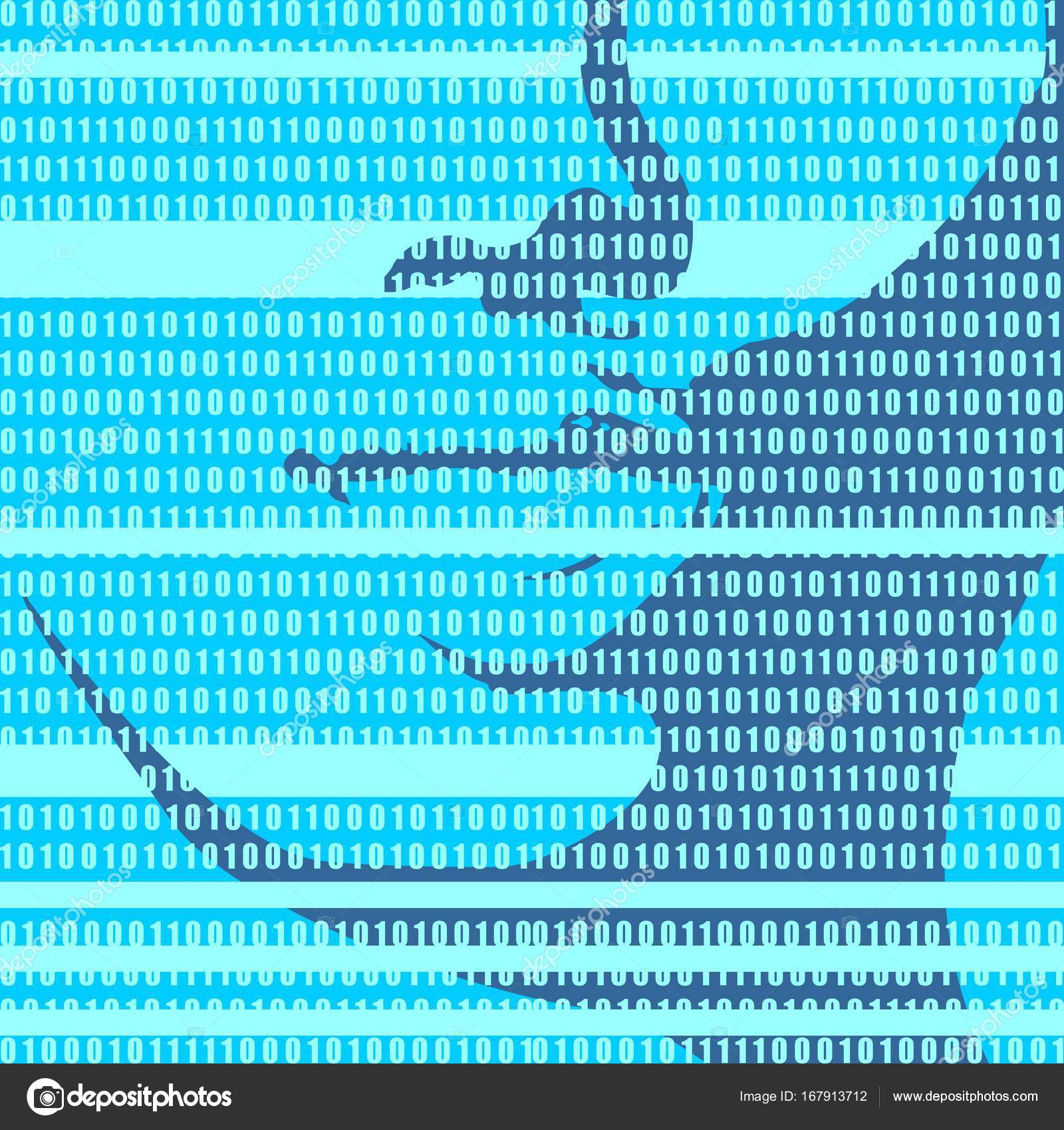 Silhouette of a female head. Face front view. Stock Vector Image by ...