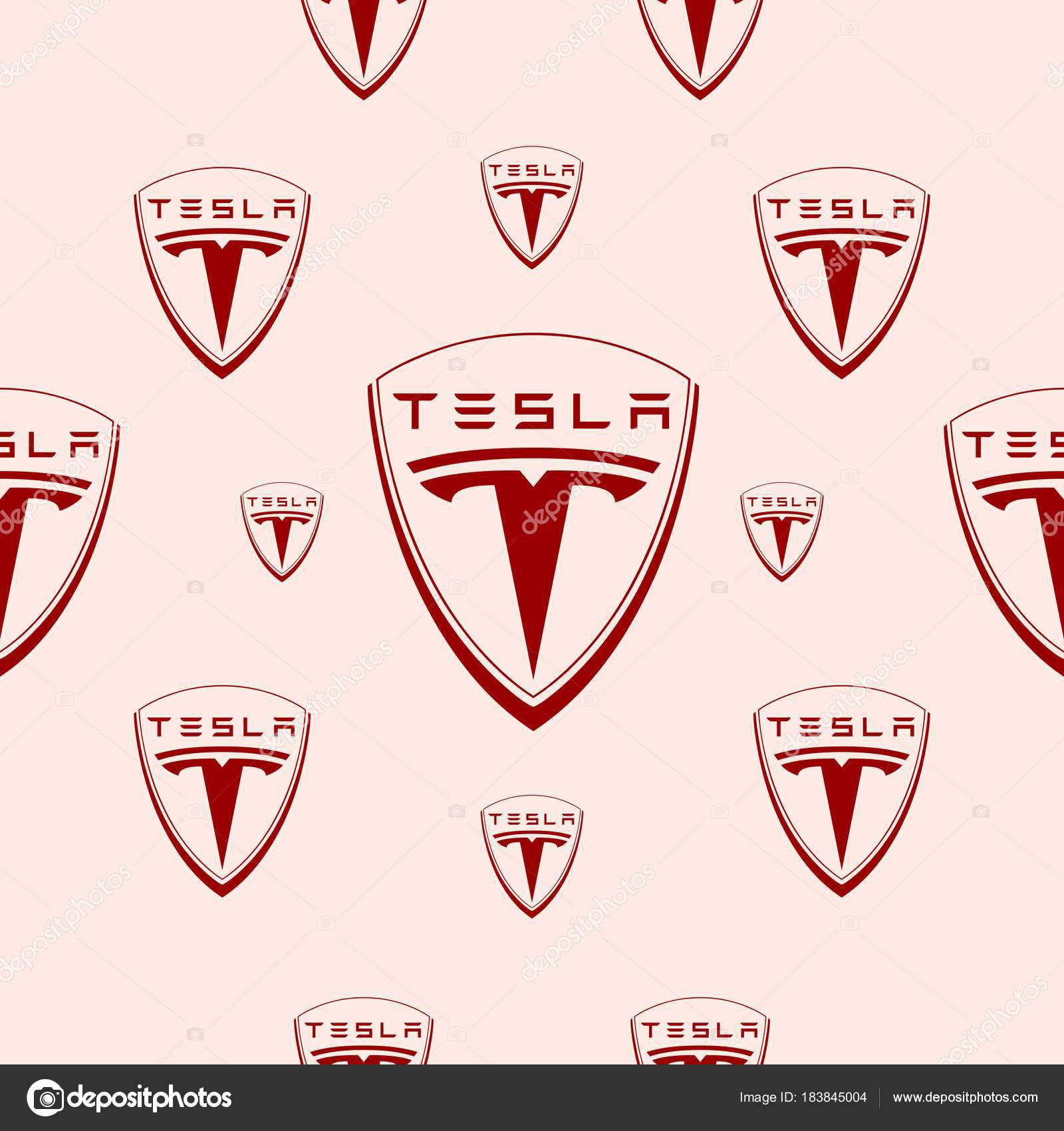 Tesla emblema del coche Vector de stock #183845004 de ©JEGAS_RA