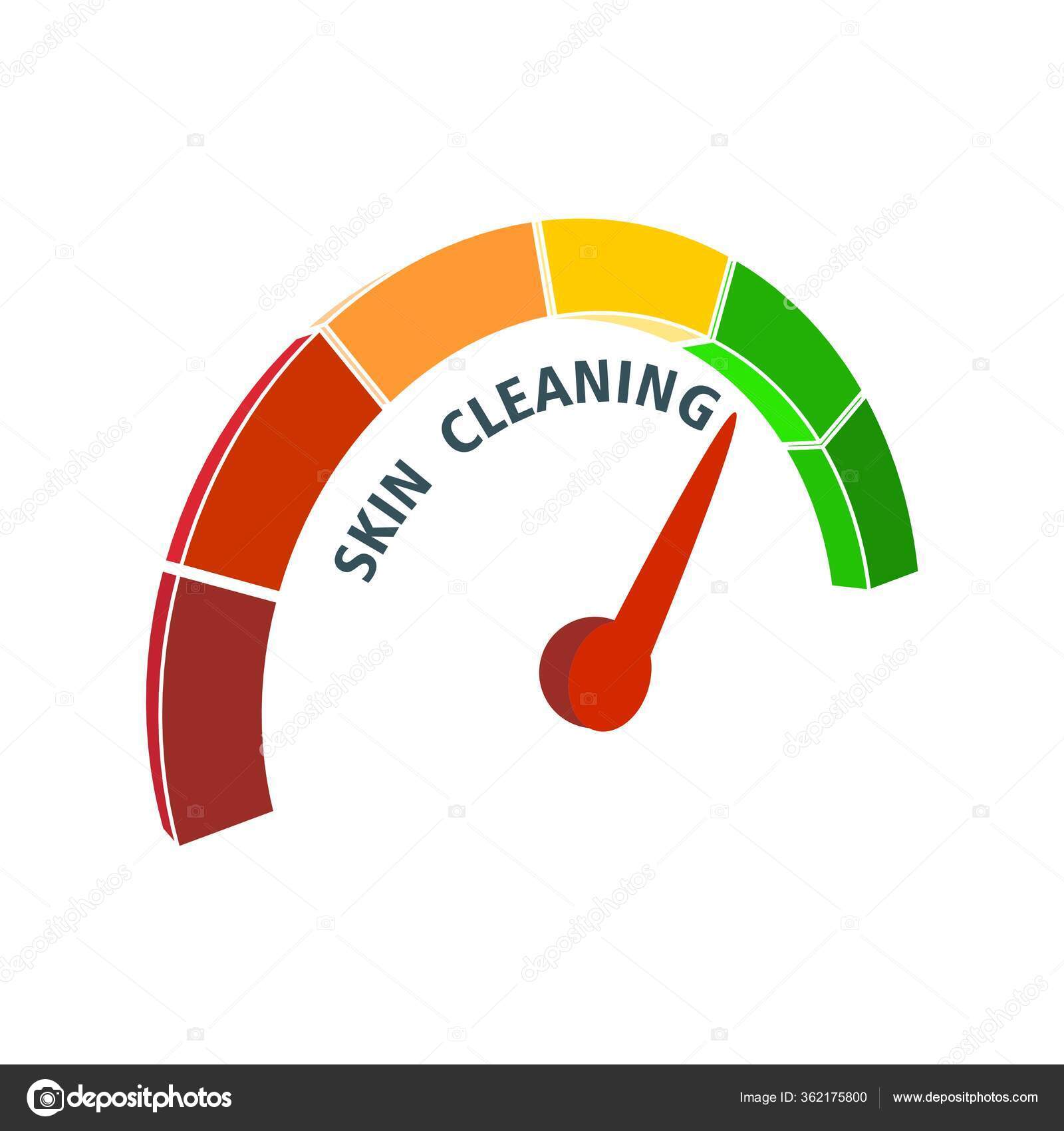 Skin cleaning meter concept Stock Vector Image by ©JEGAS_RA #362175800