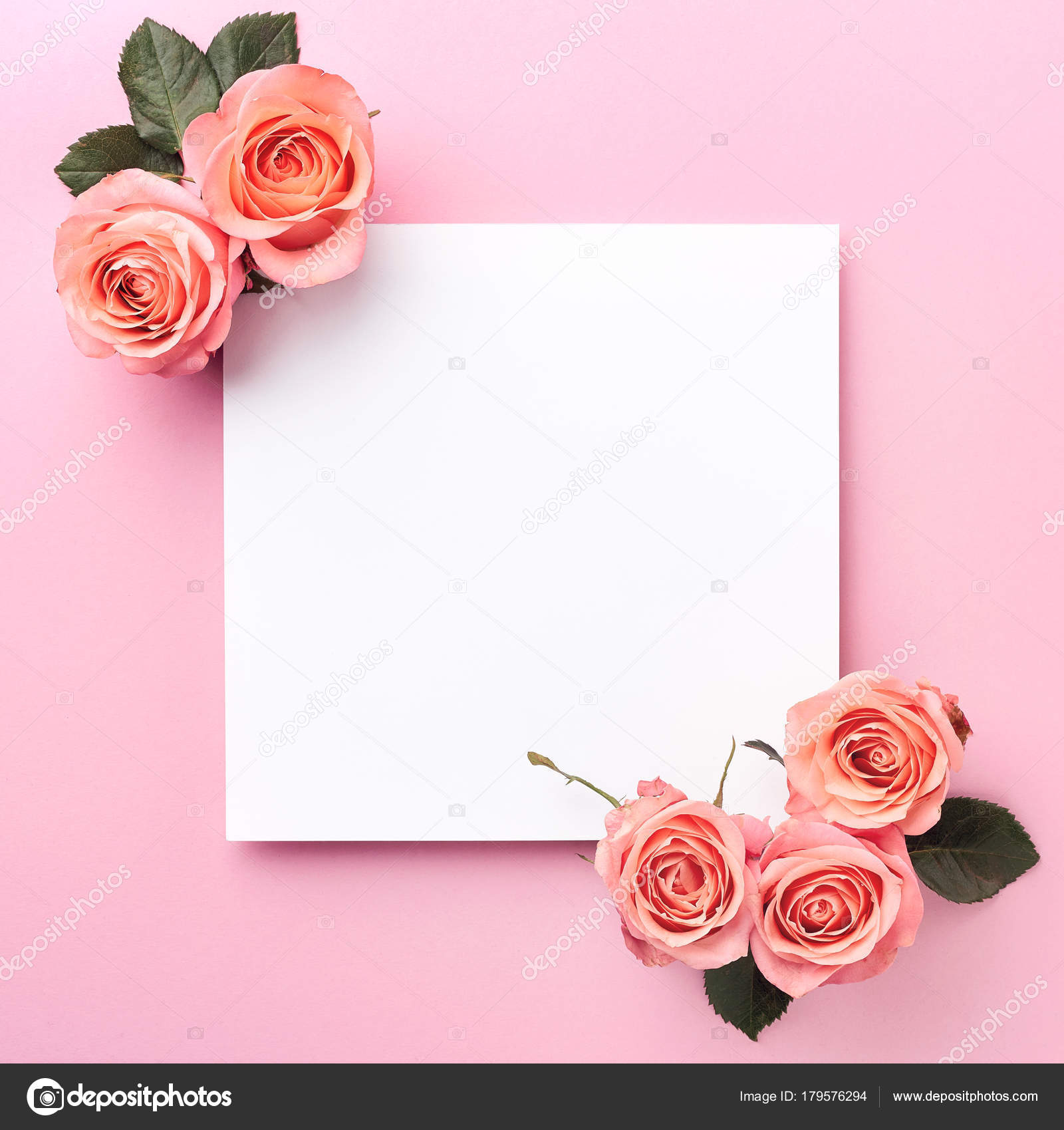 Pink Note Paper Background