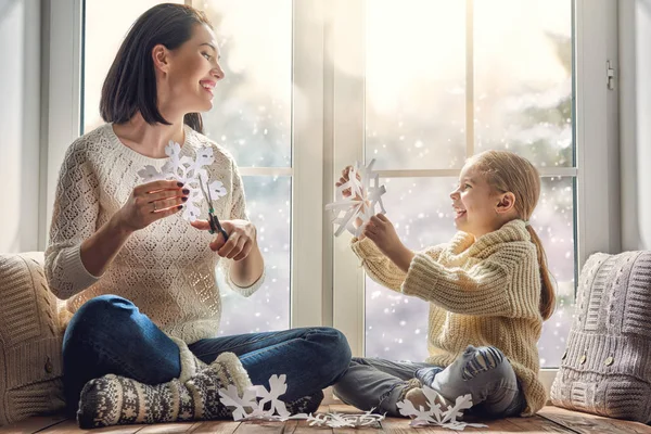 family sitting by the window - Stock Image - Everypixel