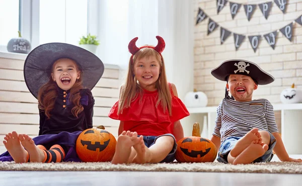 Kids at halloween — Stock Photo © choreograph #163961156