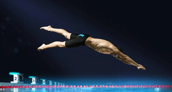 Swimmer jumping Stock Photos, Royalty Free Swimmer jumping Images ...