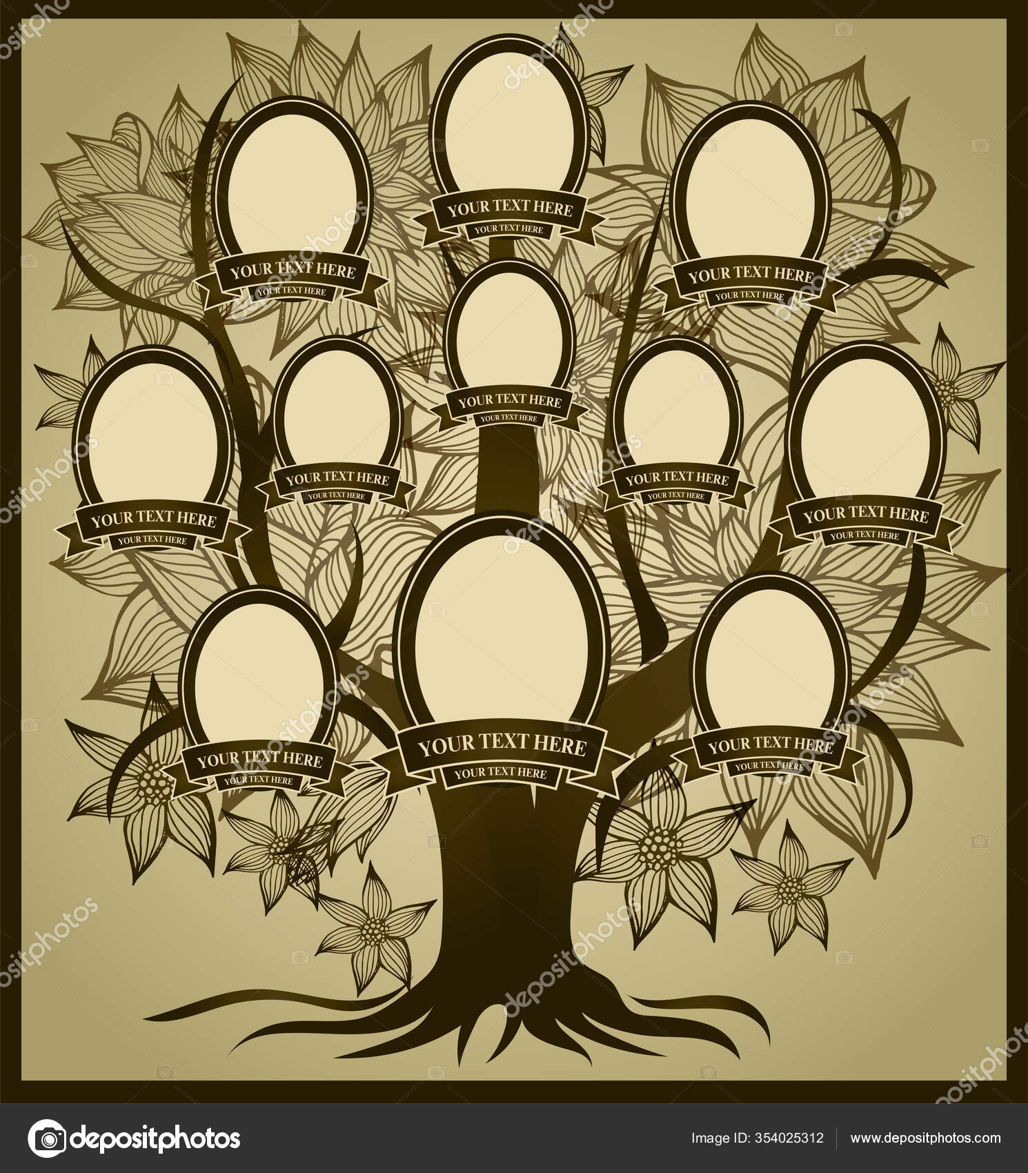 Family Tree Background Template