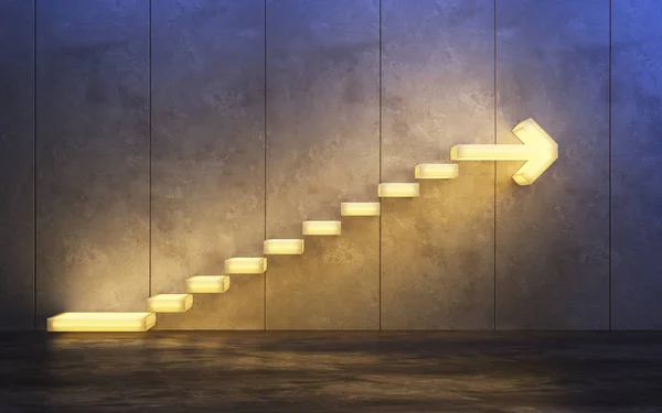 Stairs going upward, 3d rendering Stock Photo by ©auriso 314579368