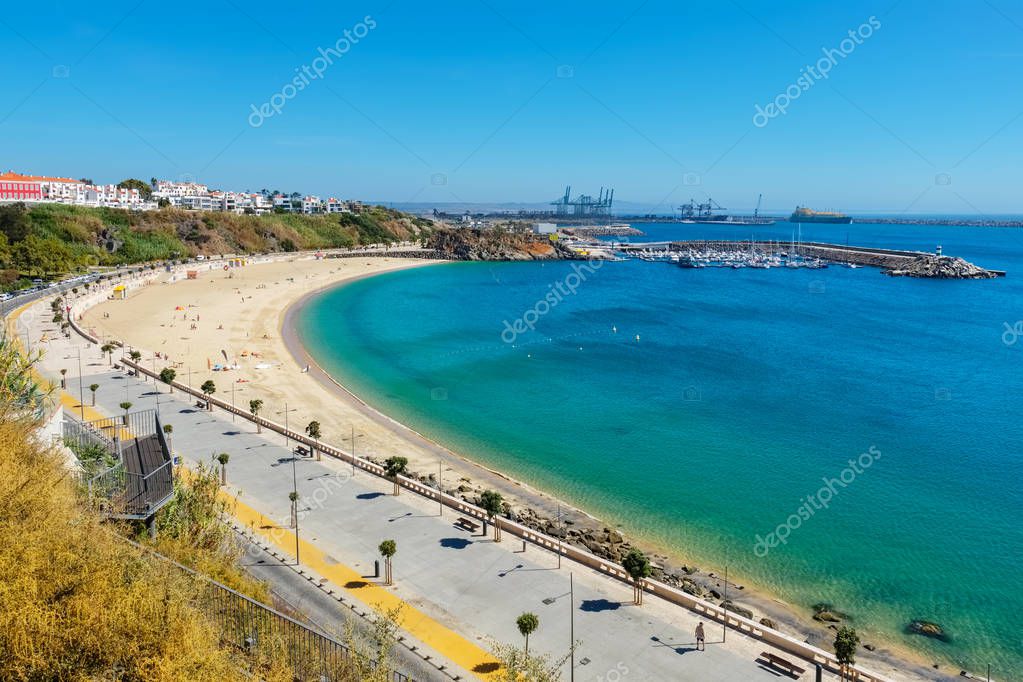 Harbour at Sines. Portugal — Stock Photo © Arsty. #185797916