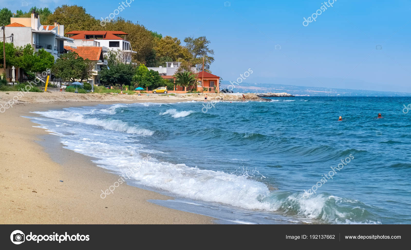 Platamonas beach. Pieria, Greece — Stock Photo © Arsty. #192137662