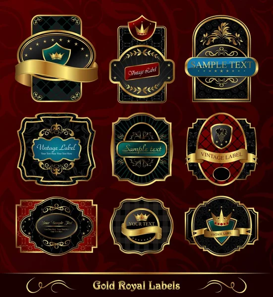 Gold labels Stock Photos, Royalty Free Gold labels Images | Depositphotos