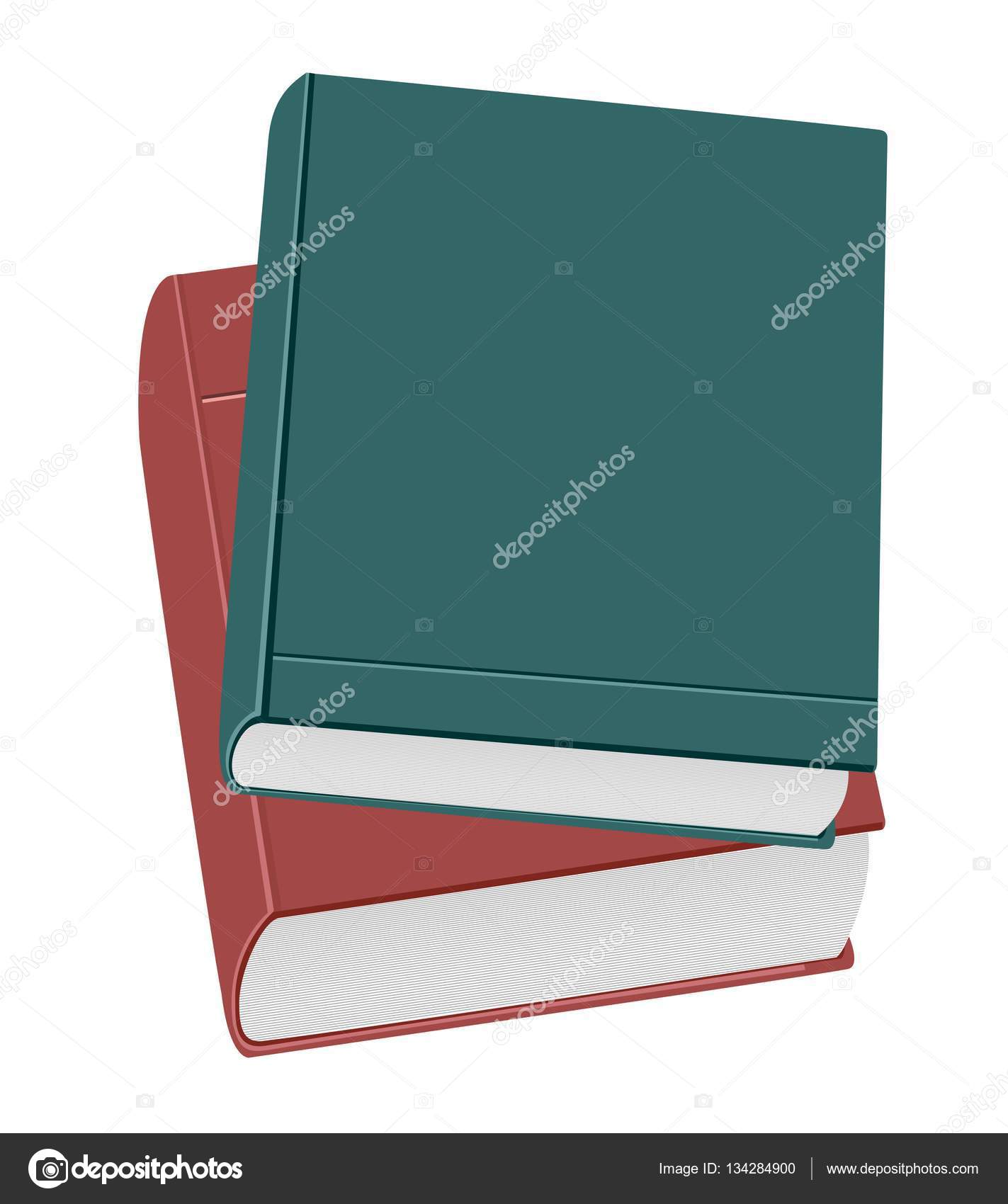 Ralistic illustration two books — Stock Photo © smeagorl #134284900