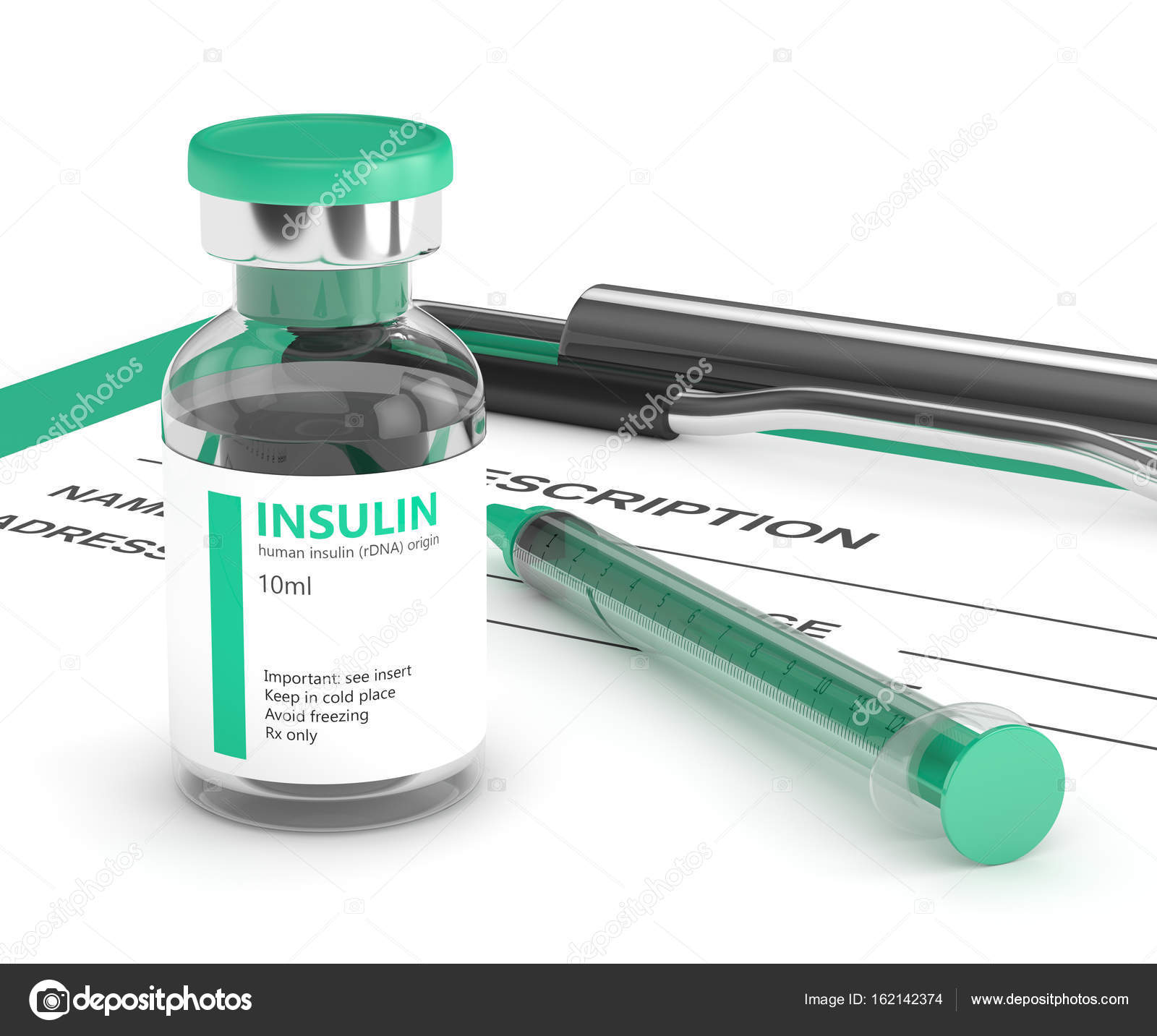 Insulin Syringe And Vial