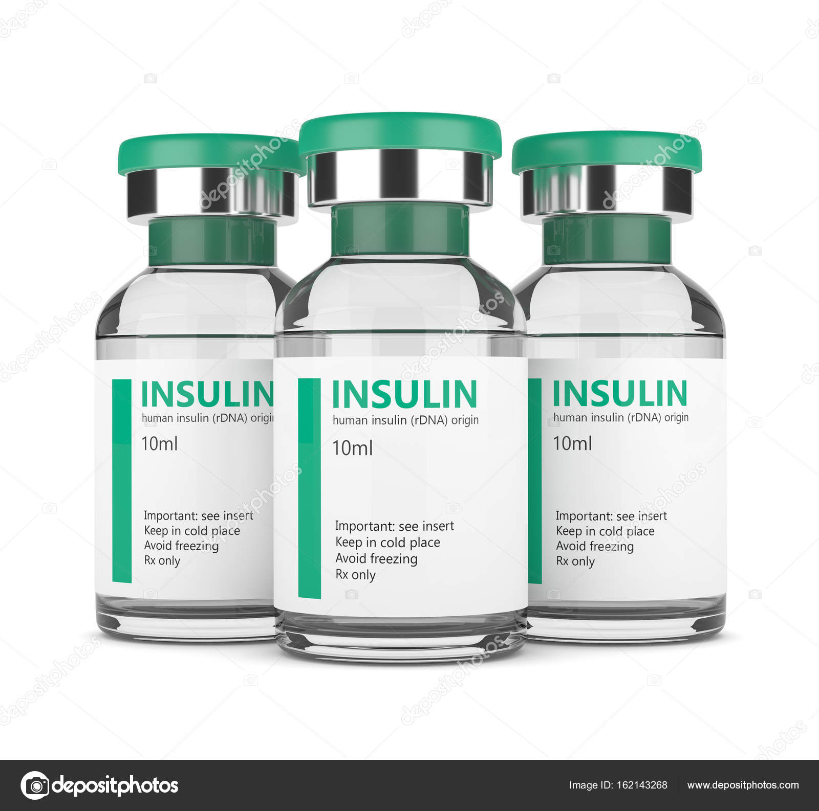 3d rendering of insulin vials over white Stock Photo by ©ayo888 162143268