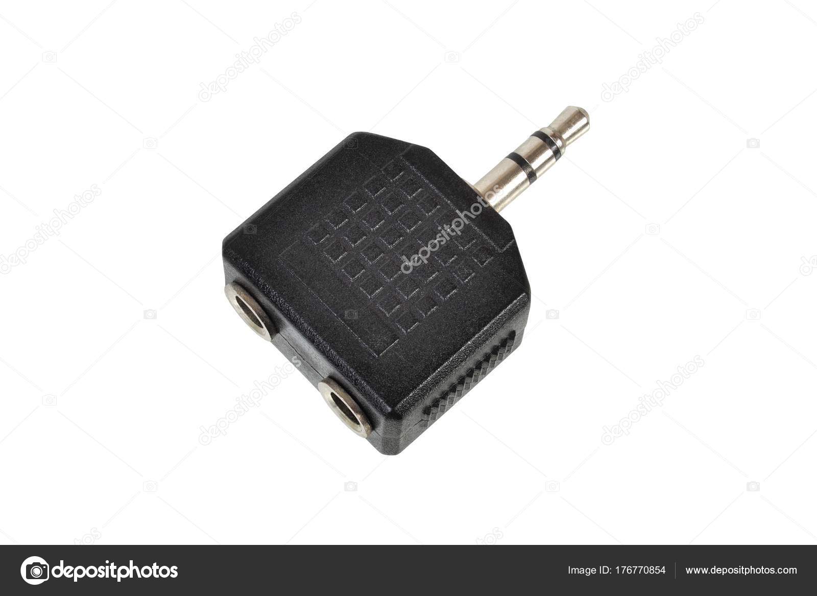 Audio jack splitter Stock Photo by ©phodopus 176770854