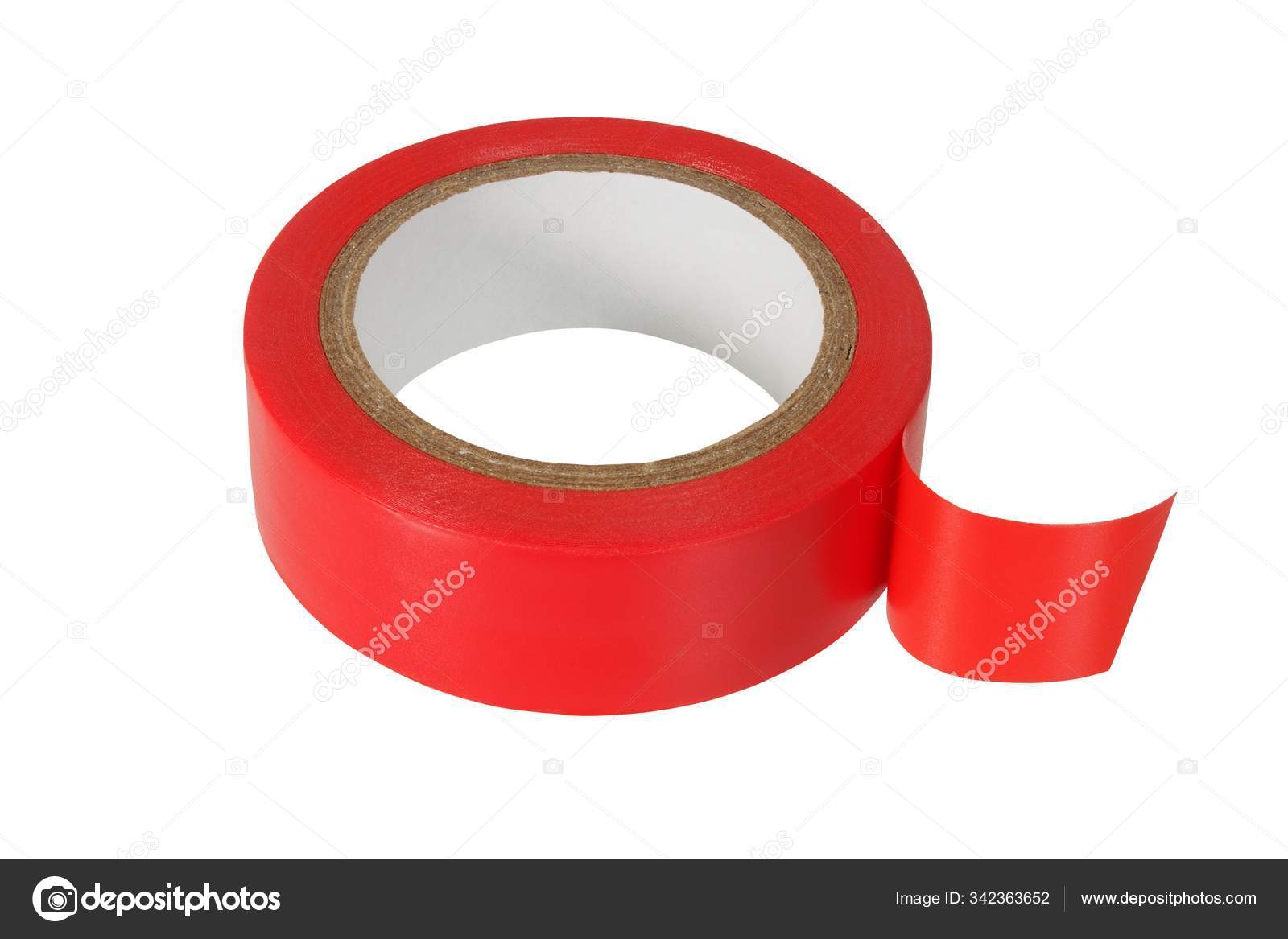 Red insulating tape — Stock Photo © phodopus #342363652