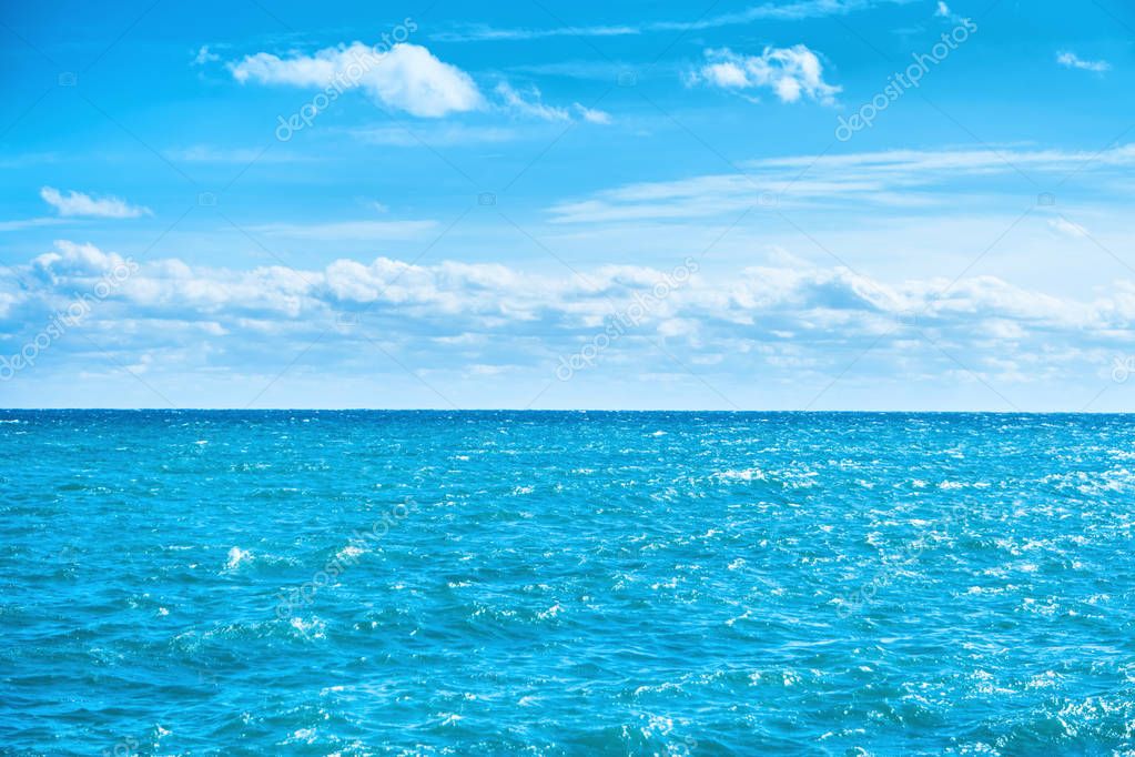 Water Blue Sky Background