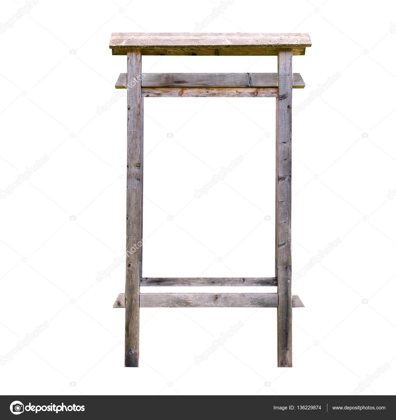 White blank wooden sign board Stock Photo by ©dovapi 136229874