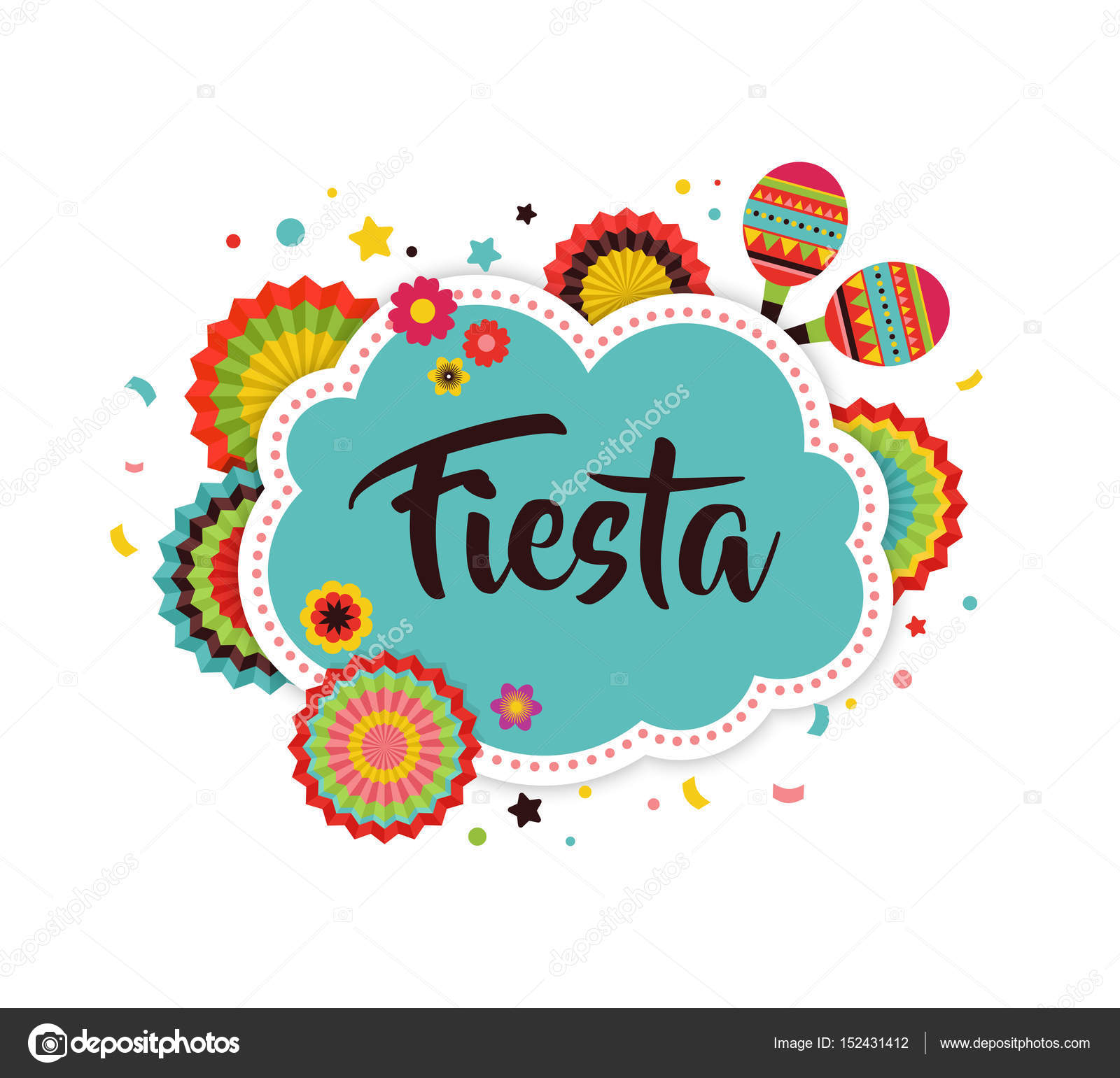 Fiesta Background Vector Png