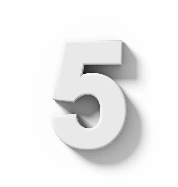 Number Clean Gray Isolated White Rendering — Stock Photo © 3dvlaa ...