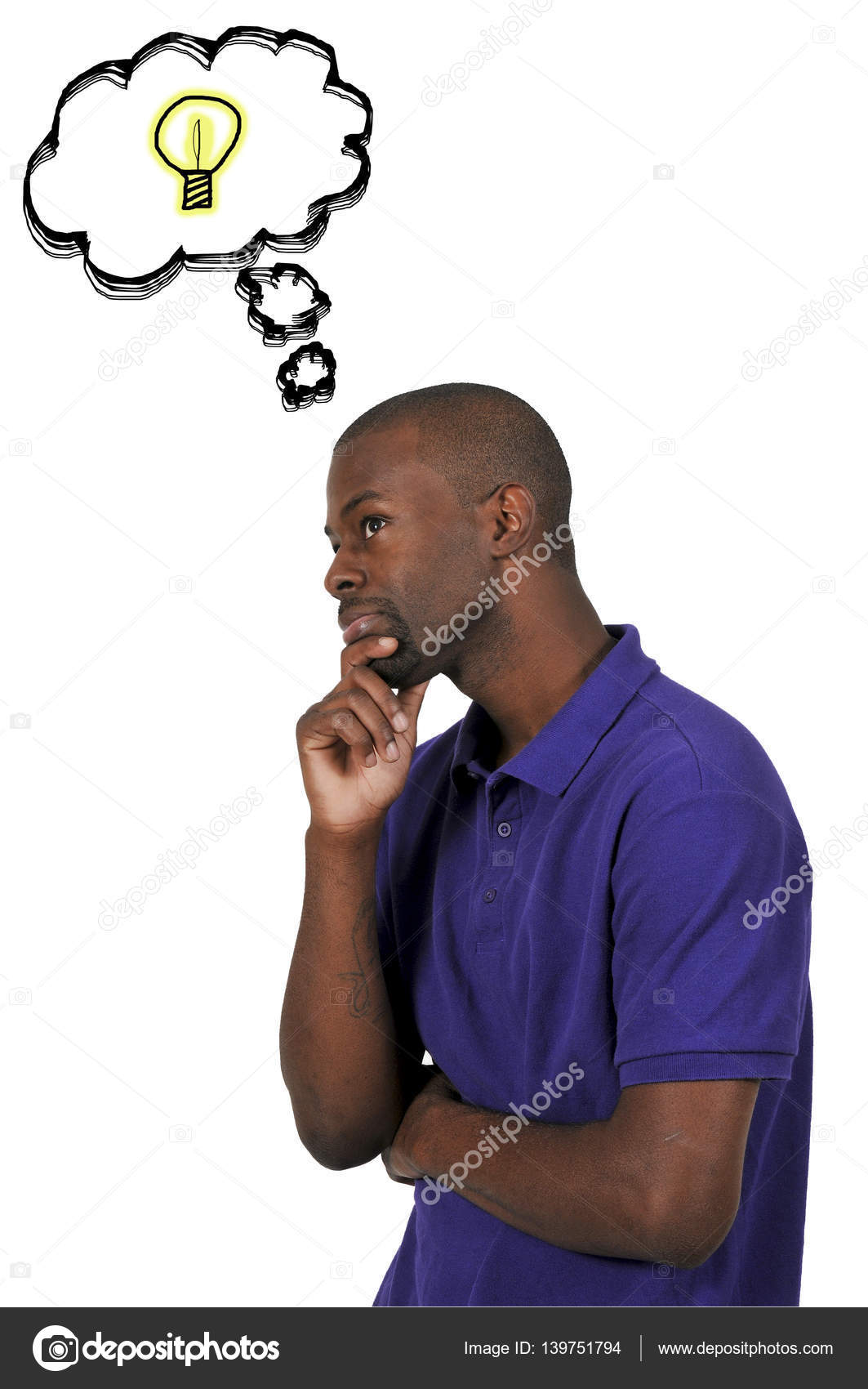 Handsome Man Thinking — Stock Photo © robeo123 #139751794