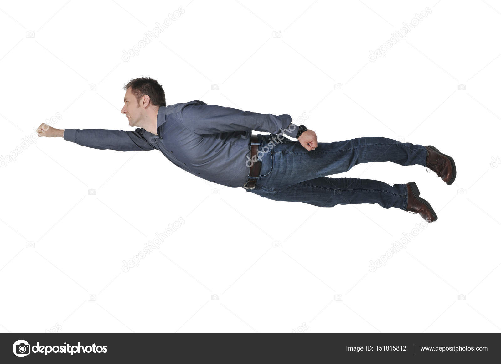 Falling or Flying Man — Stock Photo © robeo123 #151815812