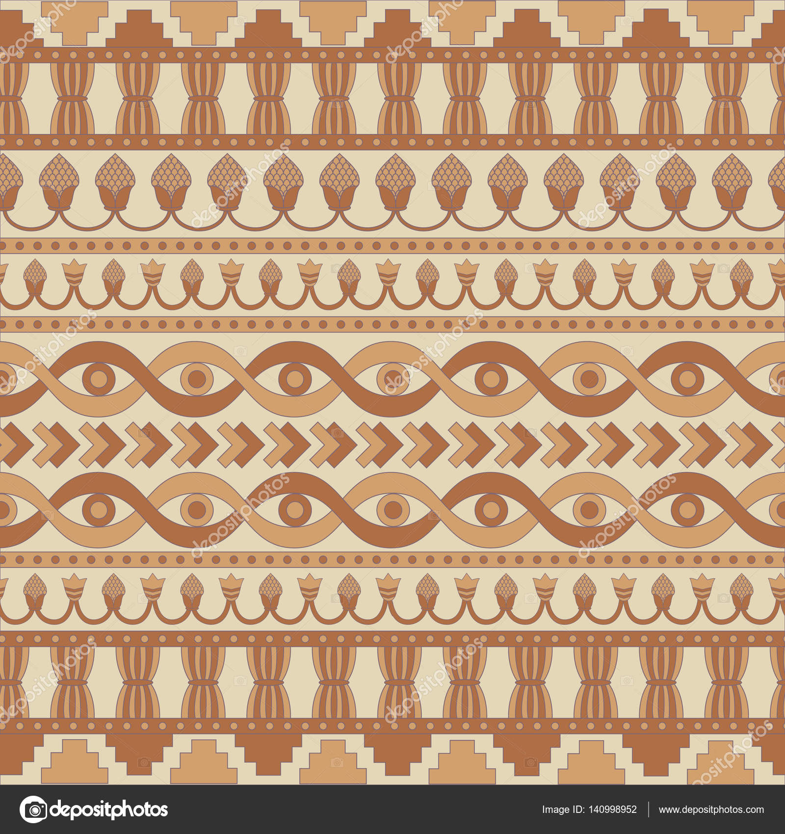 Mesopotamia ornament Tribal Stock Vector by ©Mary1507 140998952