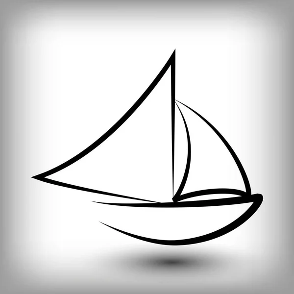 Yat logo şablonlar. Yelken tekne siluetleri. ©Mary1507 189817376'e ait ...