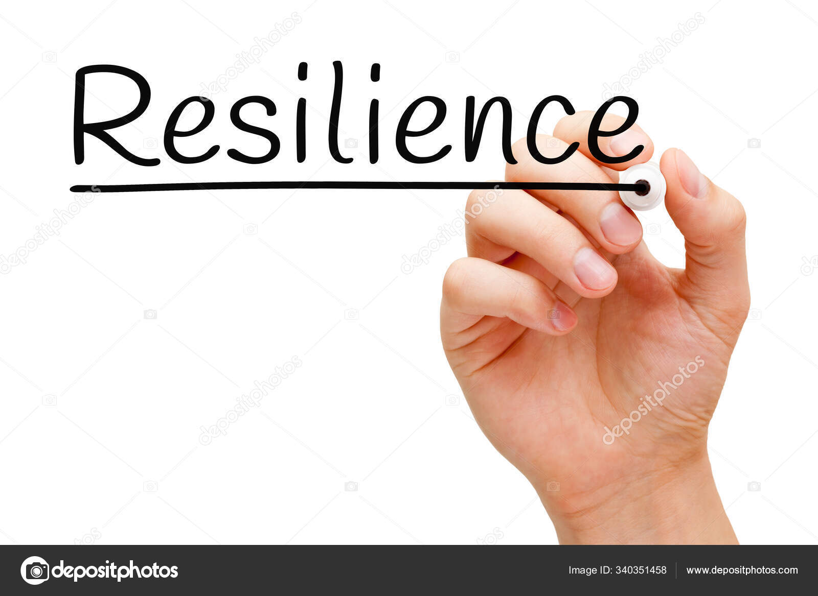 Word Resilience Handwritten With Black Marker — Stock Photo © ivelin ...