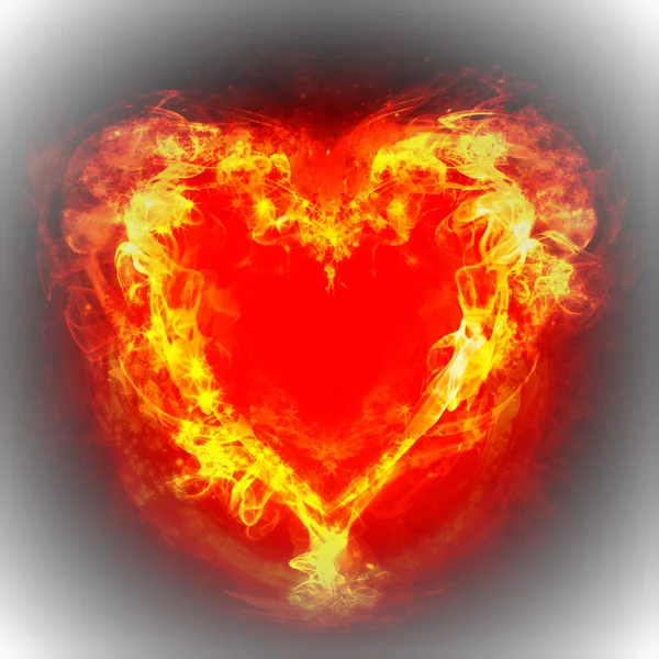 Fire heart Stock Photo by ©alanuster 15639897