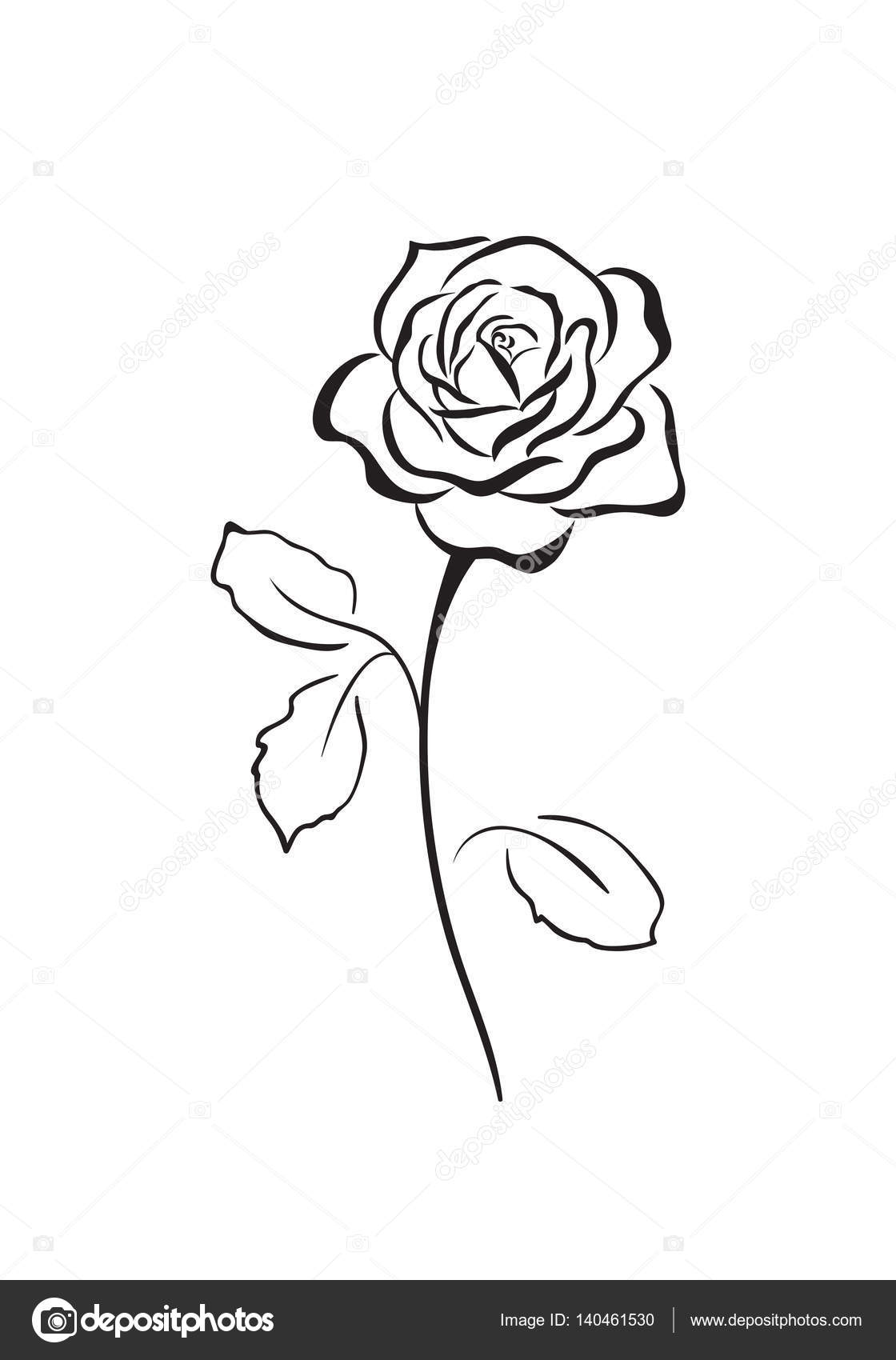 Růže květ vektorové ikony Stock Vector by ©ColorValley 140461530