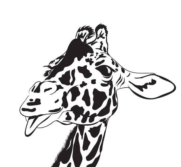 Giraffe Stencil Outline