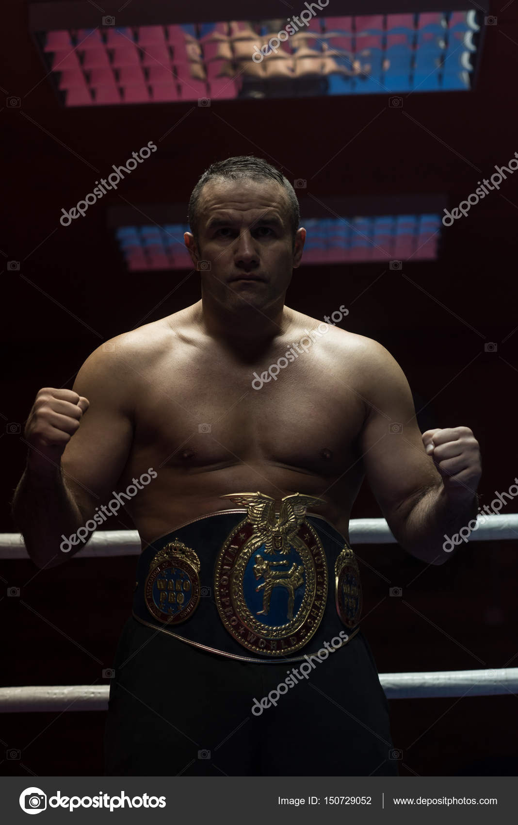 Kickboxer with his championship belt – Stock Editorial Photo © .shock ...