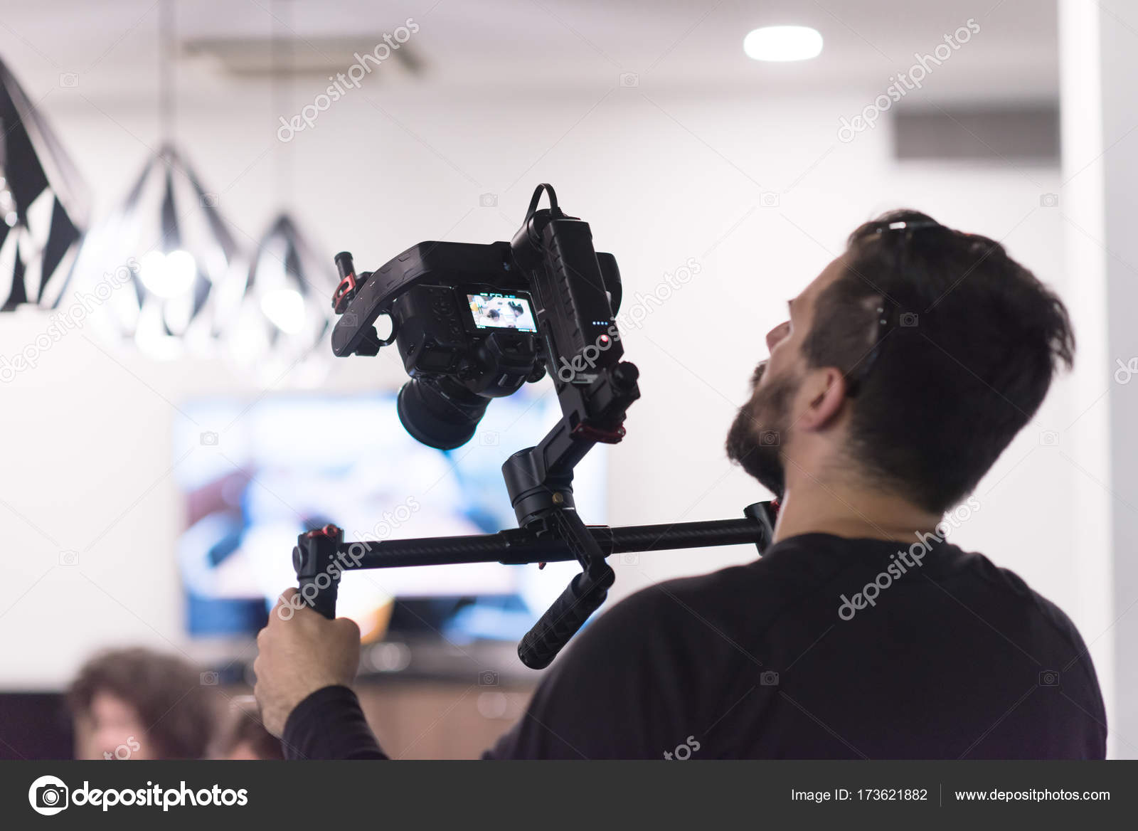 Videographer at work — Stock Photo © .shock #173621882