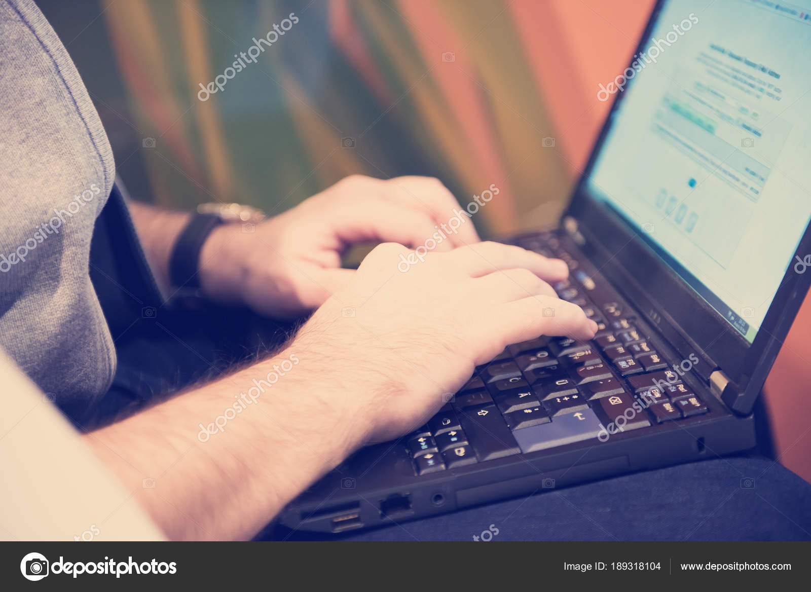 Students Workshop Listening Presentation Taking Notes Laptop Computer ...
