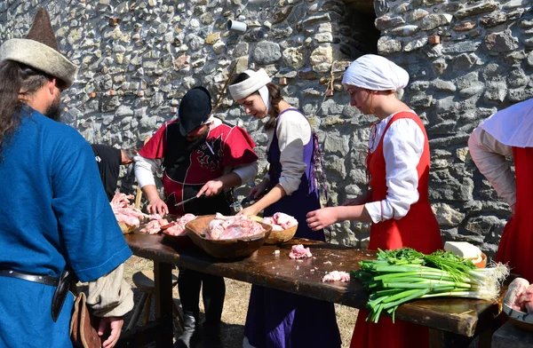 Cocineros en la epoca medieval Stock Photos, Royalty Free Cocineros en ...
