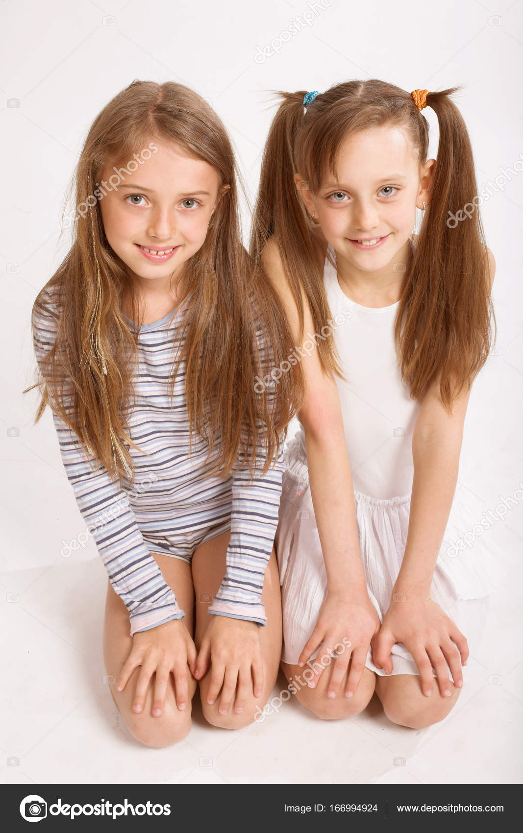 Best friends - two girls — Stock Photo © kanareva #166994924