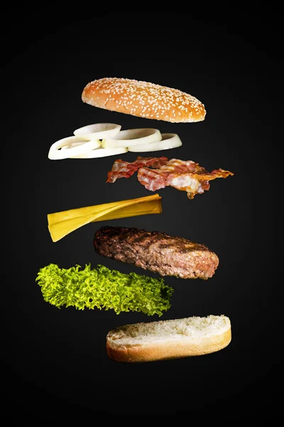 Floating burger Stock Photos, Royalty Free Floating burger Images ...