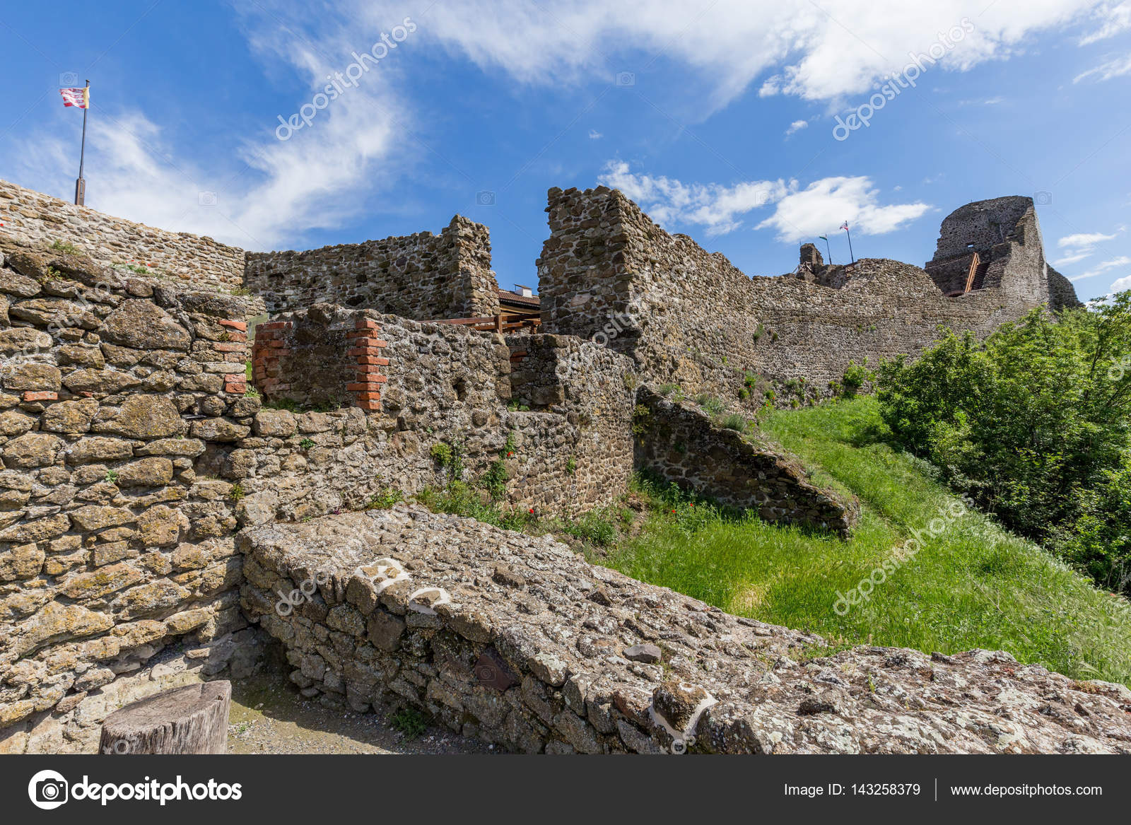 Detail from the Szigliget castle in Hungary Stock Photo by ©digoarpi ...