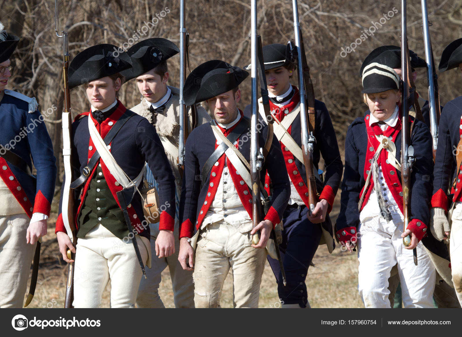 Revolutionary War Reenactors – Stock Editorial Photo © paulbradyphoto ...