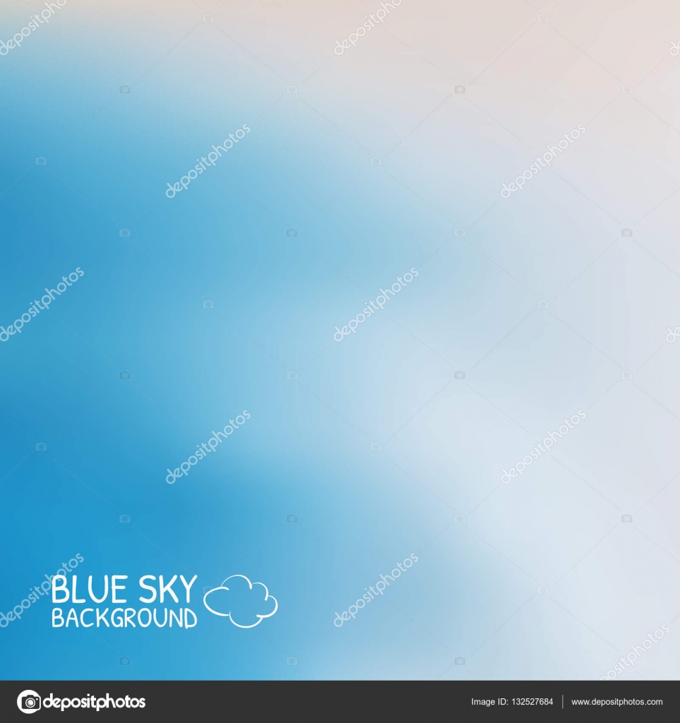 Blue sky with clouds. illustrator background. Stock Vector Image by ...