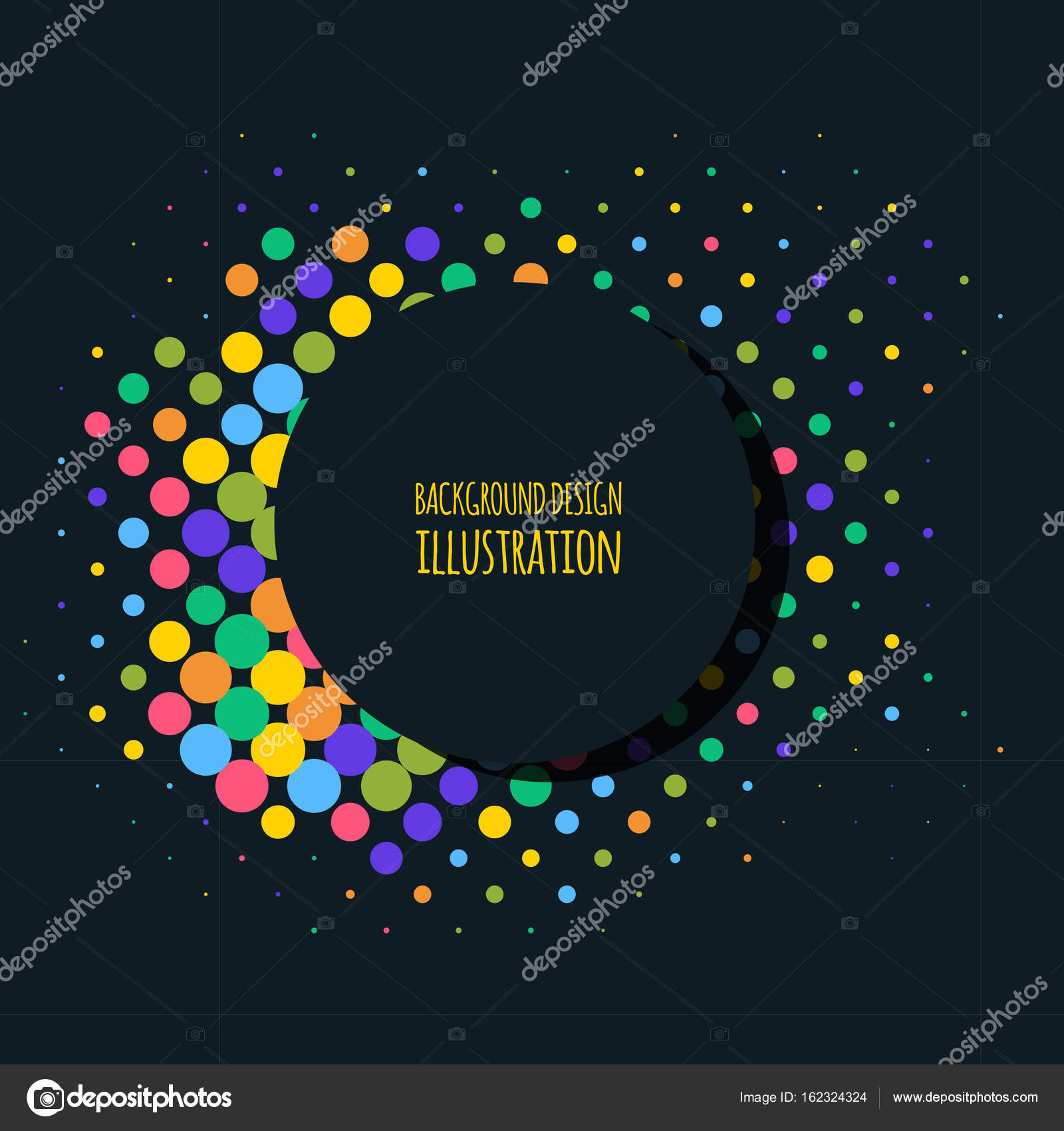 Vector color dot background Stock Vector by ©sdmixx 162324324