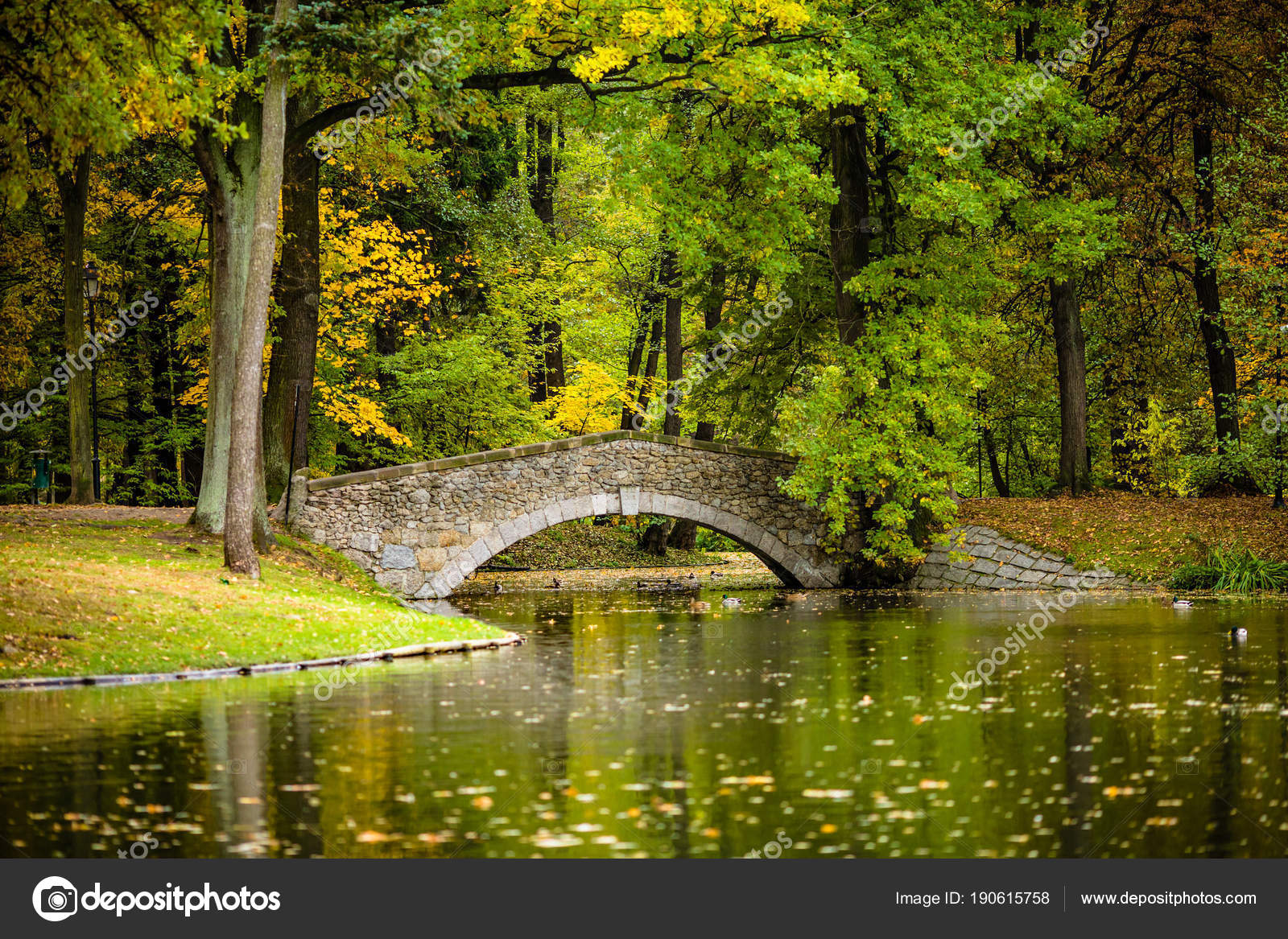Brick Bridge Park Stock Photo by ©gbh007 190615758