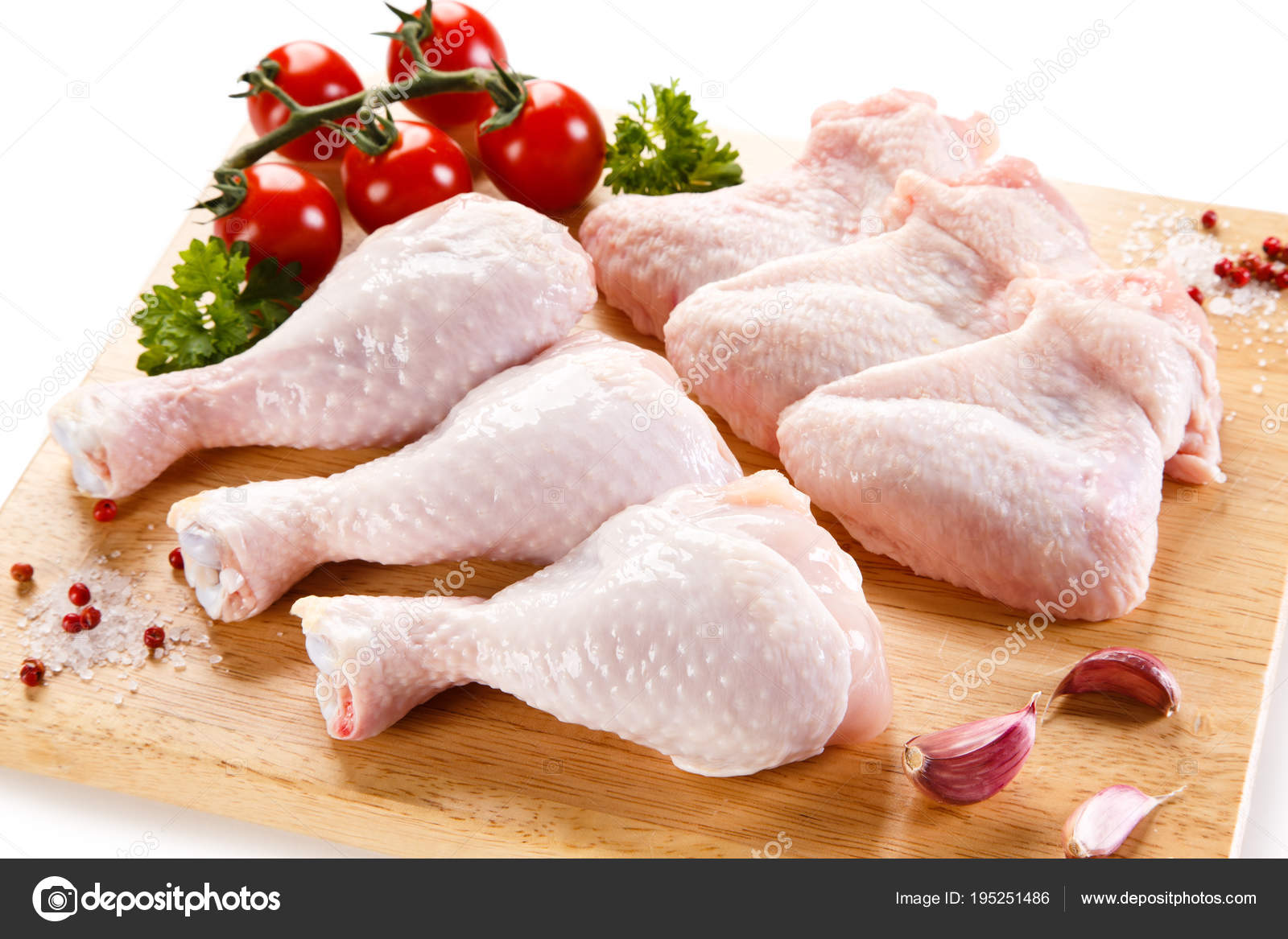 Fresh Raw Chicken Legs Stock Photo by ©gbh007 195251486