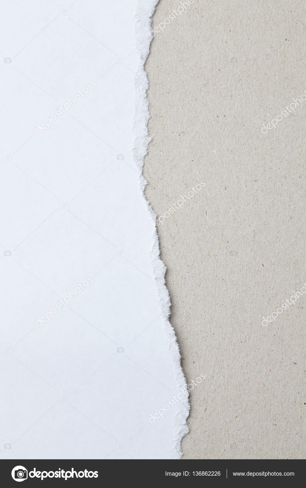 Fondo de papel roto: fotografía de stock © strelok #136862226 ...