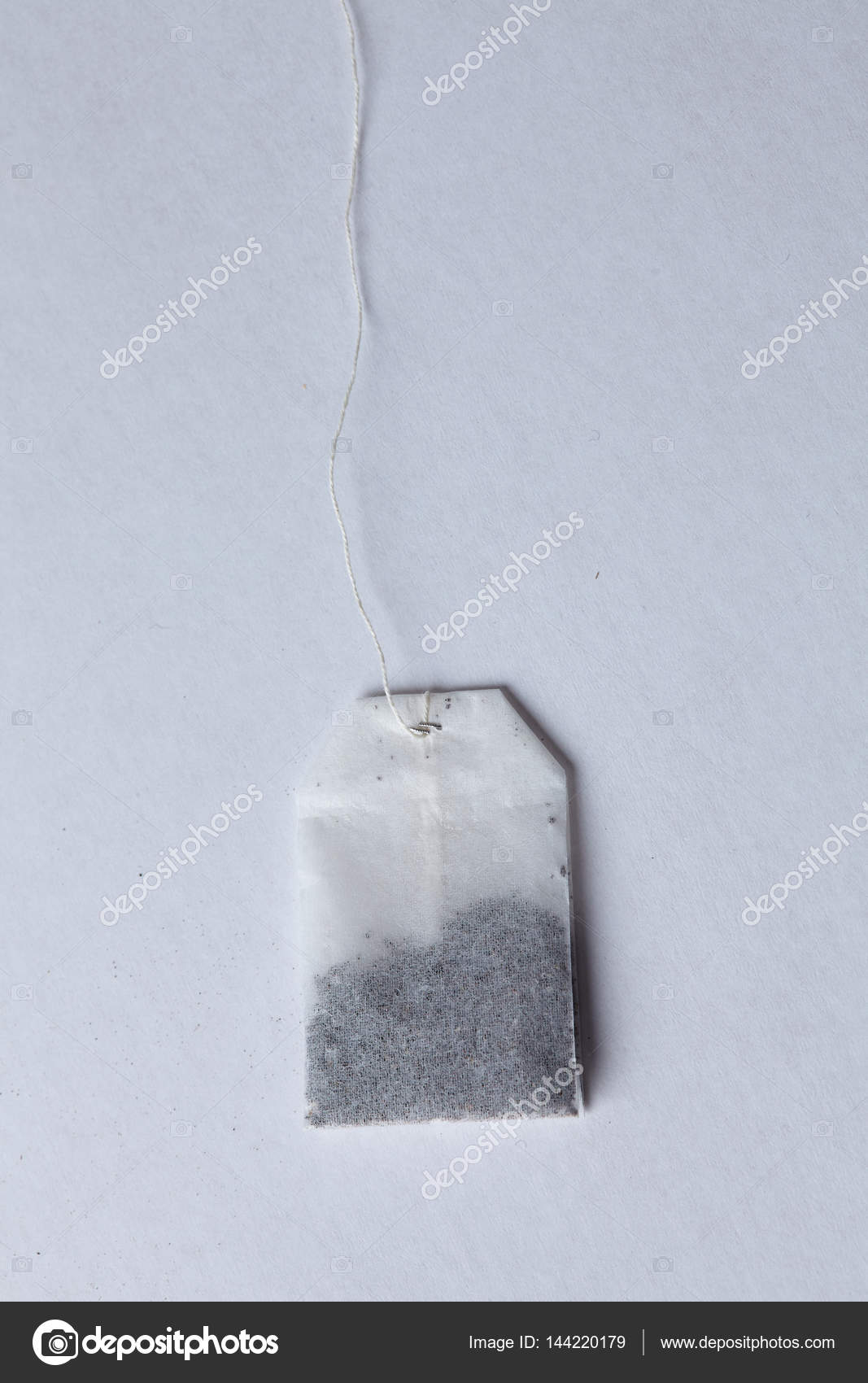 Not used teabag with string Stock Photo by ©strelok 144220179