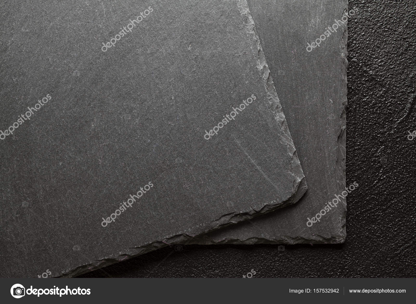Black stone plate board background or texture Stock Photo by ©digieye ...