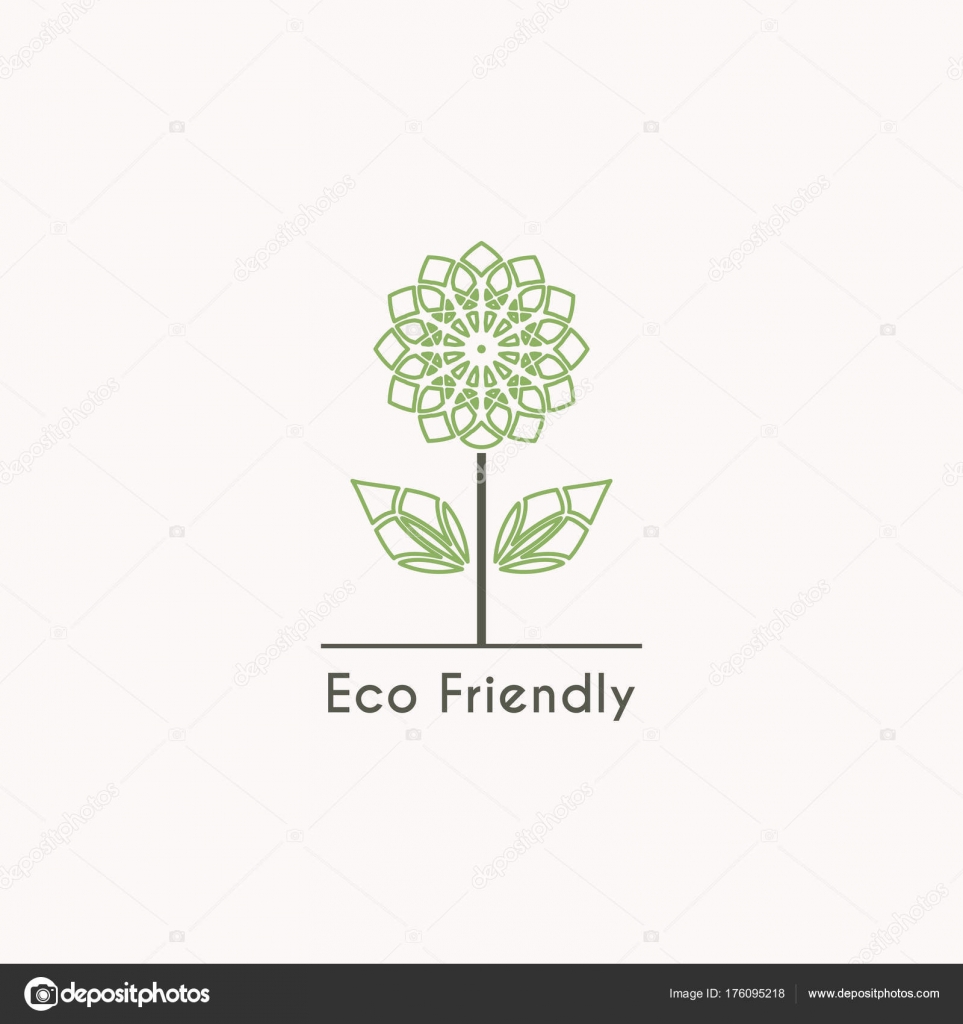 Vector Ecological Logo Stock Vector by ©Roman_Volkov 176095218