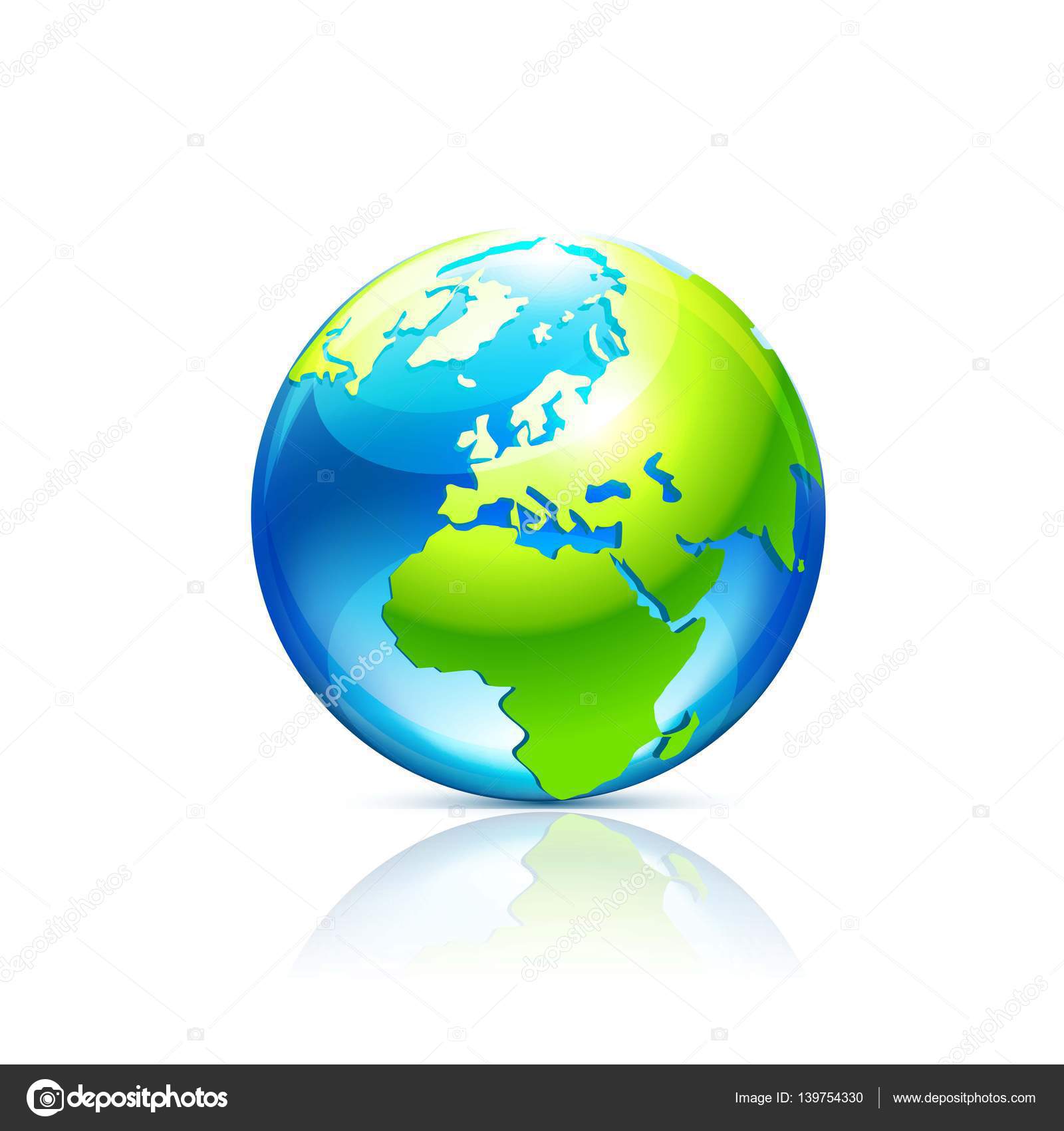 Globe. Vector Illustration Stock Vector Image by ©pokomeda #139754330