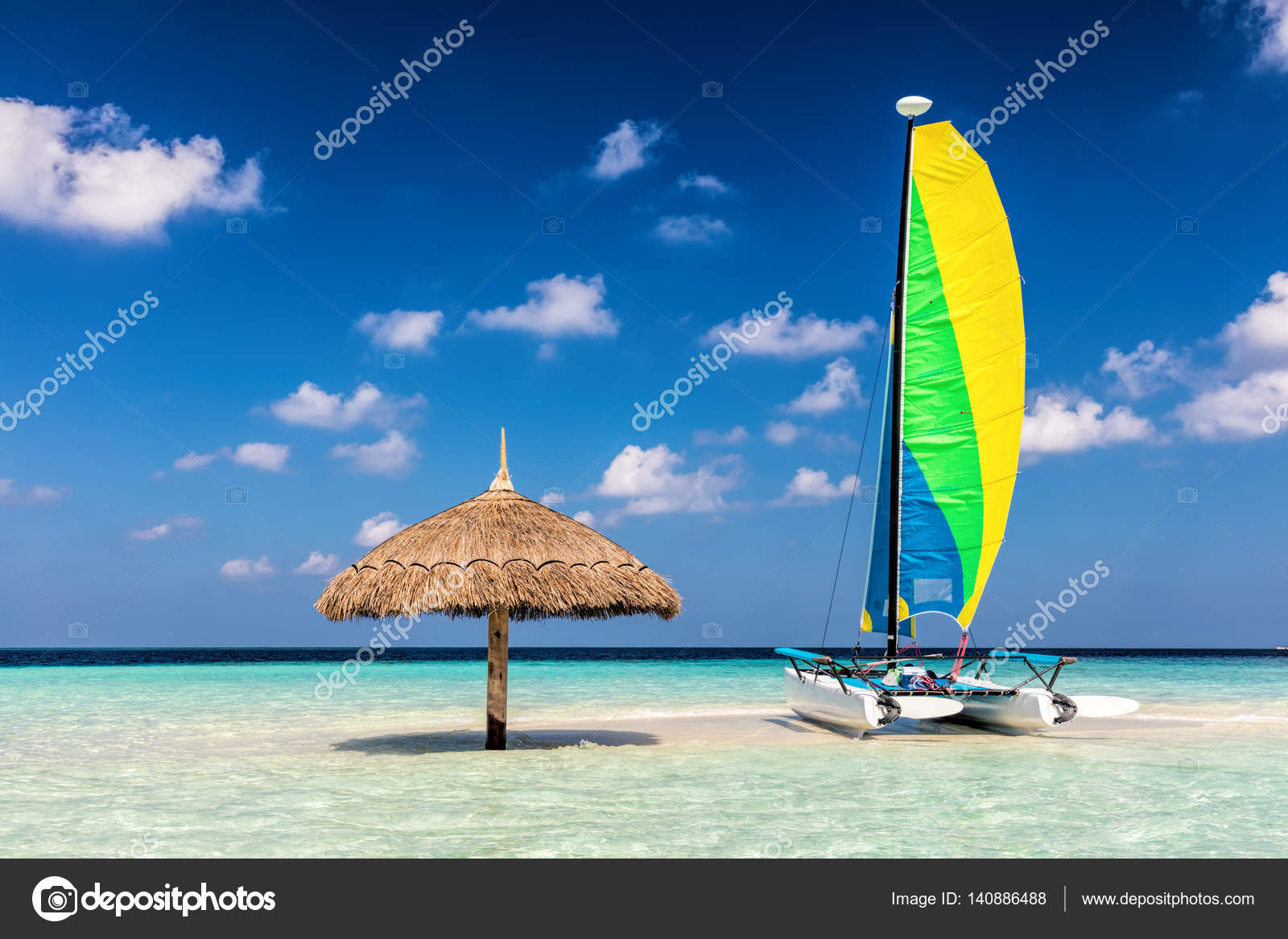 Tropical sandbank island — Stock Photo © Photocreo #140886488